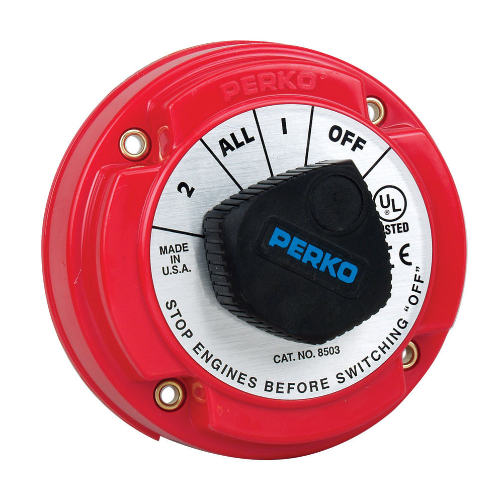Perko 8503DP Medium Duty Battery Selector Switch w/Alternator Field Di ...