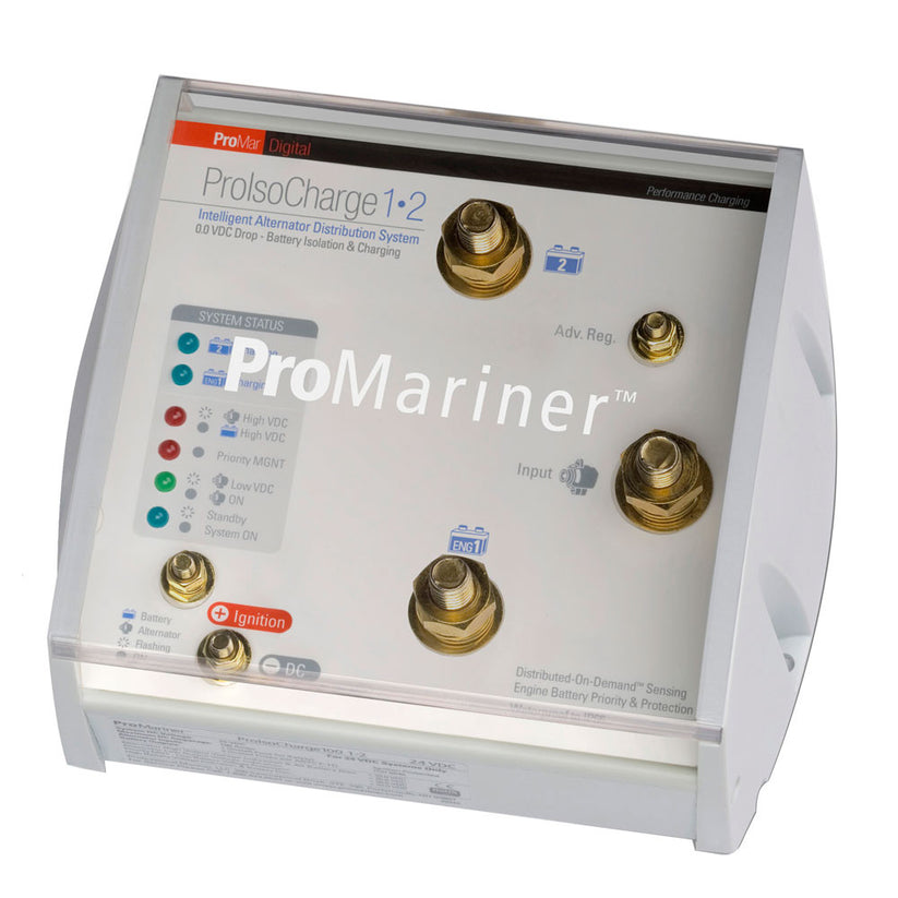 ProMariner ProIsoCharge Battery Isolator 250Amp 1-Alt 2-Bat - 12V ...