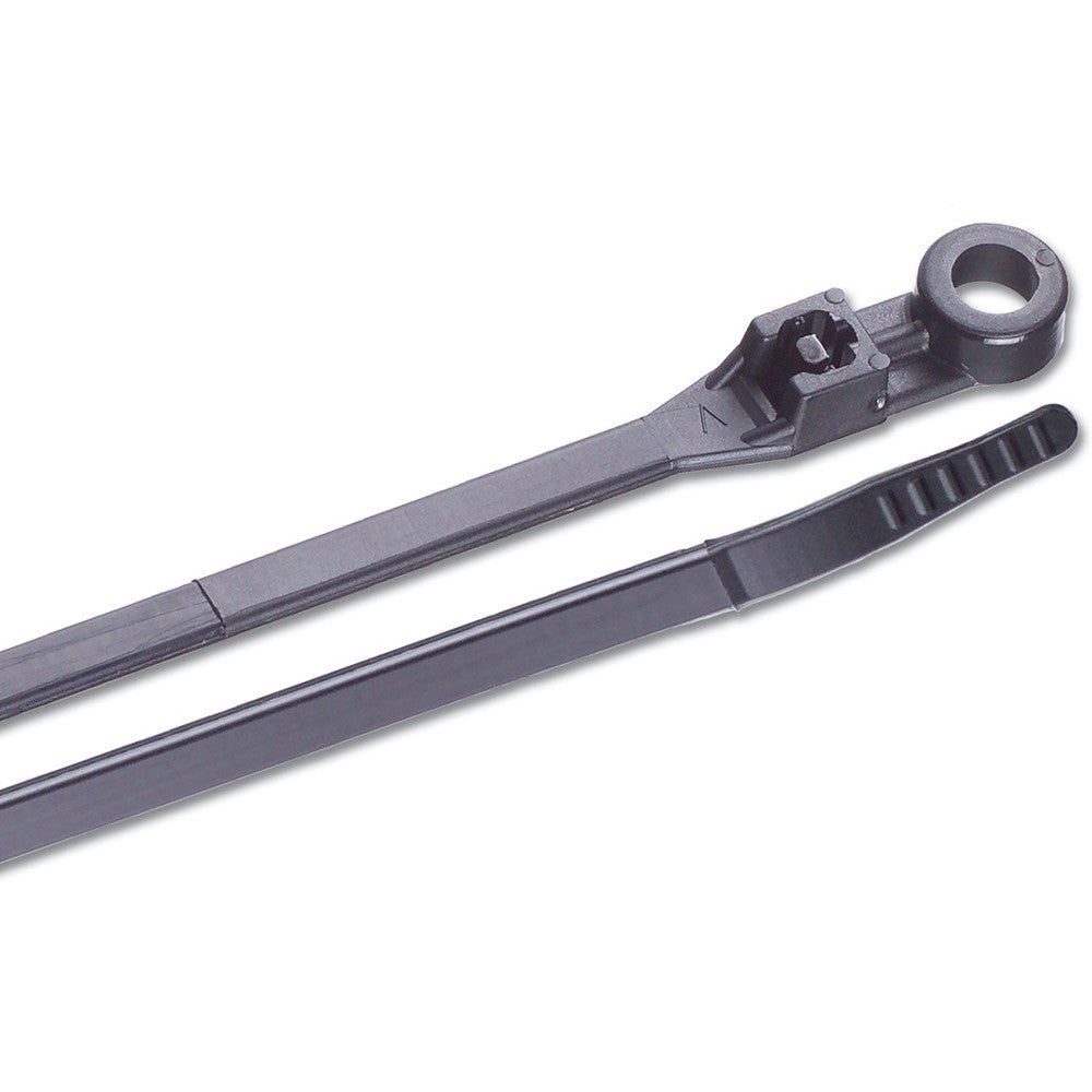 Ancor 8" UV Black Mounting Cable Zip Ties - 25 Pack – Reel Draggin' Tackle